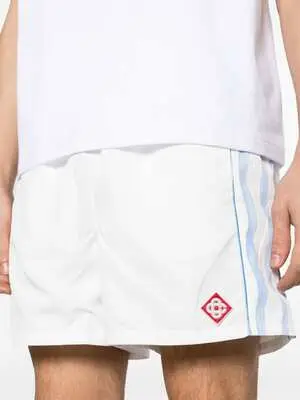Casablanca Striped Track Shorts