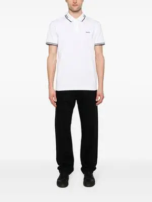 BOSS Logo-print Polo Shirt - White