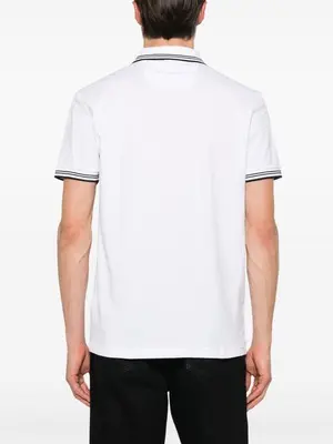 BOSS Logo-print Polo Shirt - White