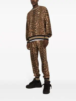 Dolce & Gabbana Leopard-print Cotton Sweatshirt