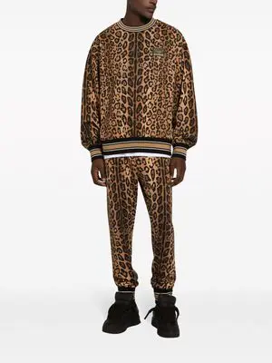 Dolce & Gabbana Leopard-print Cotton Sweatshirt