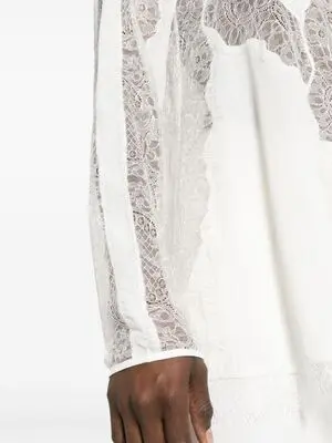 P.a.r.o.s.h Semi-sheer Lace Shirt