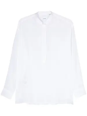 LARDINI Semi-sheer Cotton Shirt