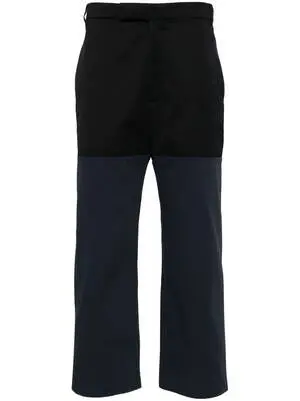Thom Browne Unconstructed Combo Straight-leg Trousers - Blue