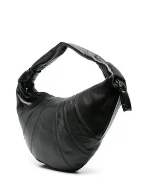 LEMAIRE Fortune Croissant Bag In Nappa Lambskin Leather - Black