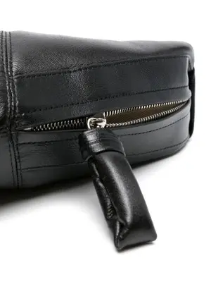LEMAIRE Fortune Croissant Bag In Nappa Lambskin Leather - Black