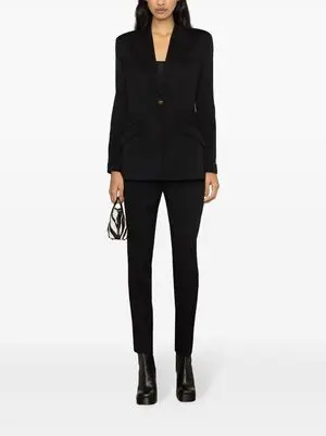 Versace Medusa-button Single-breasted Blazer - Black