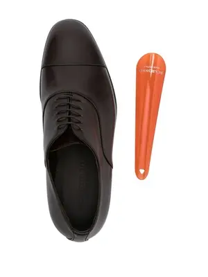 SCAROSSO Salvatore Leather Oxford Shoes - Brown