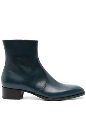 SCAROSSO Warren Leather Chelsea Boots