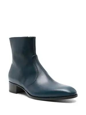 SCAROSSO Warren Leather Chelsea Boots
