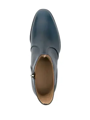 SCAROSSO Warren Leather Chelsea Boots