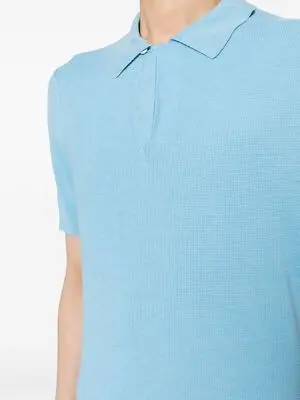 TOM FORD Knitted Short-sleeve Polo Shirt