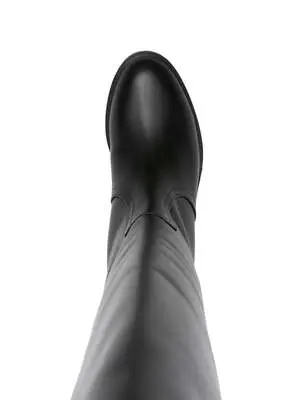 SCAROSSO Sofia Knee-high Boots - Black