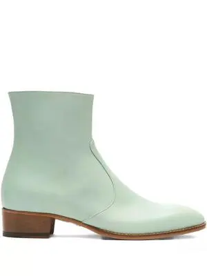 SCAROSSO Warren Leather Chelsea Boots