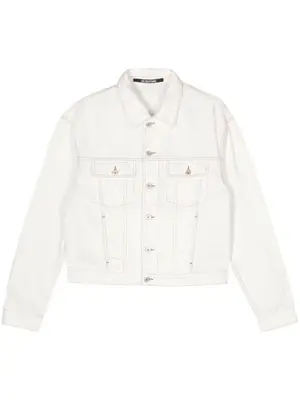 Jacquemus La Veste De-nîmes Denim Jacket - White