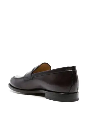 SCAROSSO Edward Leather Loafers - Red