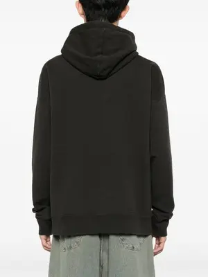 MARANT Miley Flocked-logo Hoodie - Grey