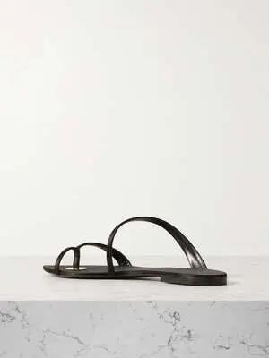 Saint Laurent Tanger Satin Sandals