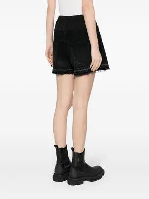 Sacai Drawstring-waist Denim Shorts