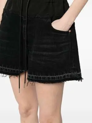 Sacai Drawstring-waist Denim Shorts