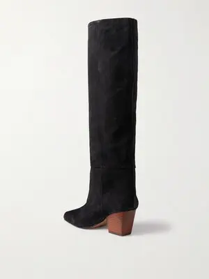 Paris Texas Jane Knee High Boots - Black