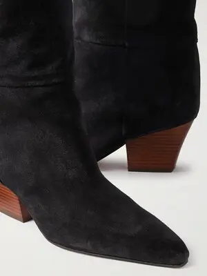 Paris Texas Jane Knee High Boots - Black