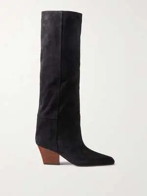 Paris Texas Jane Knee High Boots - Black