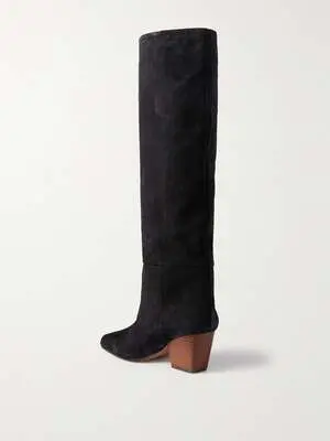 Paris Texas Jane Knee High Boots - Black