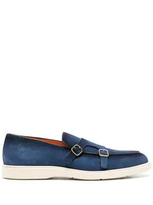 Santoni Double-buckle Loafers