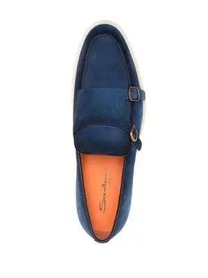 Santoni Double-buckle Loafers