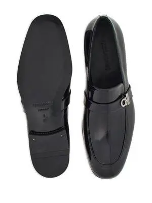 FERRAGAMO Gancini Patent-leather Loafers