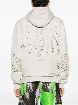 44 LABEL GROUP Trip Distressed Hoodie