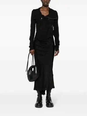 Rick Owens Naska Silk-georgette Jacket - Black