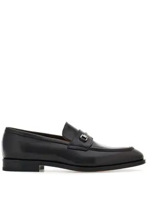 FERRAGAMO Gancini Leather Loafers