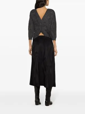 Ba&sh Banessa High-waisted Midi Skirt