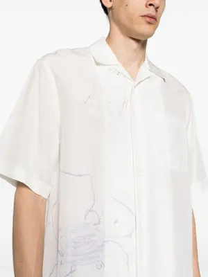 OAMC Sketch-print Short-sleeve Shirt