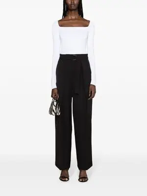 Alexander McQueen Square-neck Fine-knit Top