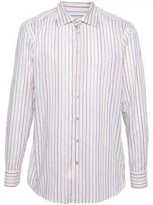 Etro Spread Collar Shirts For Men