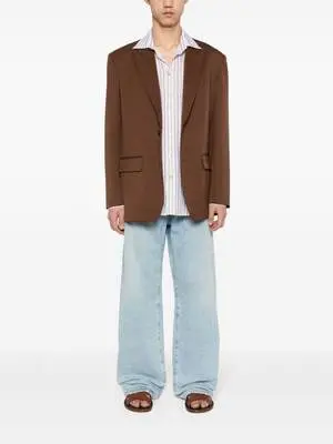 Etro Pegaso Striped Cotton Shirt - Neutrals