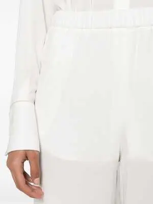 Fabiana Filippi Straight Crepe Trousers