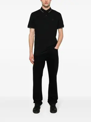 BOSS Slim-fit Polo Shirt In Stretch-cotton Piqu - Black