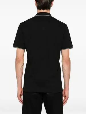 BOSS Slim-fit Polo Shirt In Stretch-cotton Piqu - Black