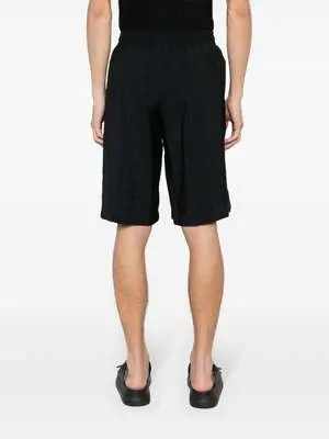 FAMILY FIRST Appliqué-logo Shorts - Black