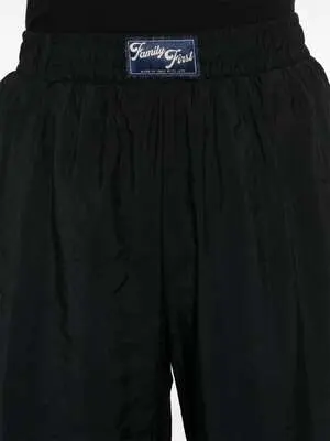 FAMILY FIRST Appliqué-logo Shorts - Black