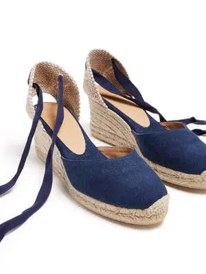 CastaÑer Lace-up Espadrilles - Blue