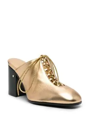 Laurence Dacade Jaimie 85mm Leather Mules