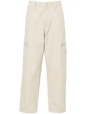 Stone Island Compass Badge Wide-leg Trousers - Neutrals