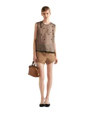 Prada Buckle Leather Handbag