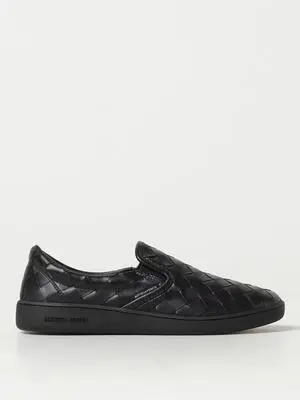 Bottega Veneta Woven Slip-on Sneakers - Black