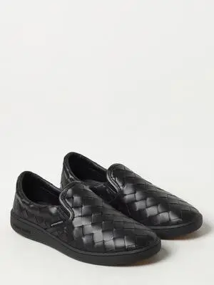 Bottega Veneta Woven Slip-on Sneakers - Black